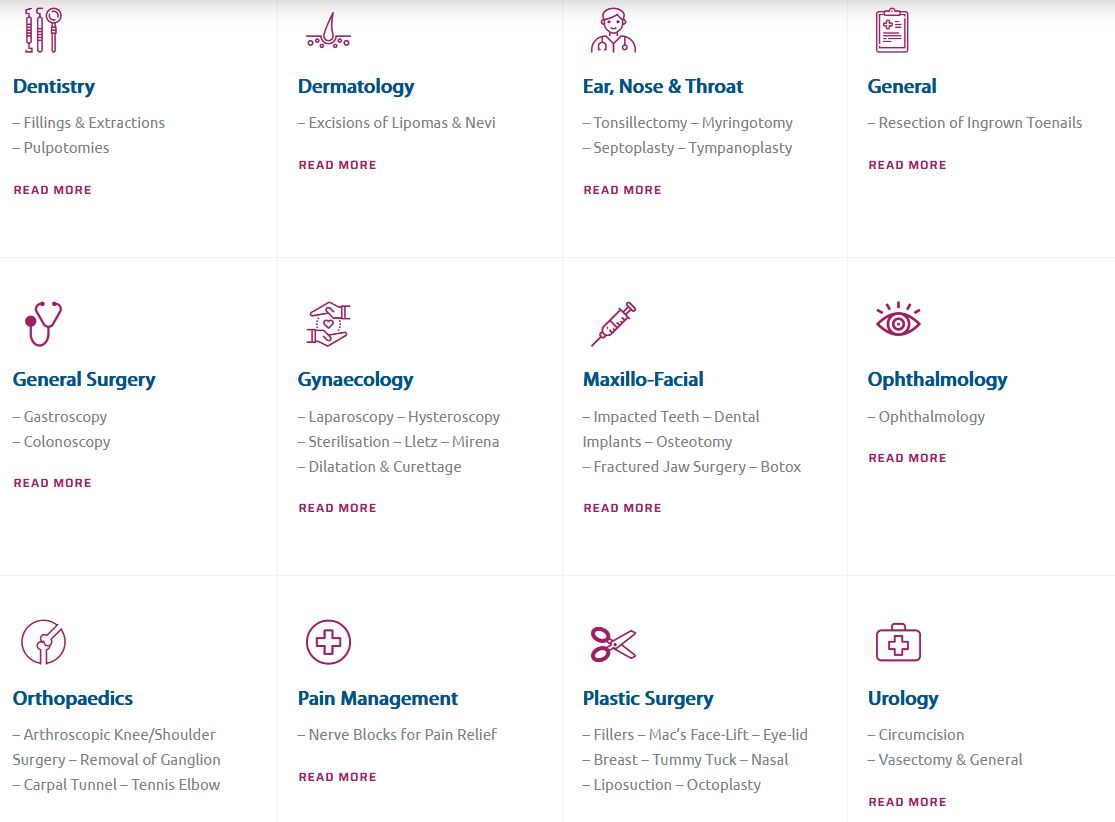 CityMed Day Hospital: Our Healthcare Disciplines - CityMed